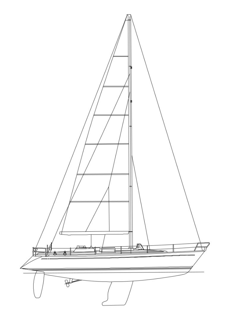Gallery Swan 44 1989-2002 - MK II - Sail Plan 44